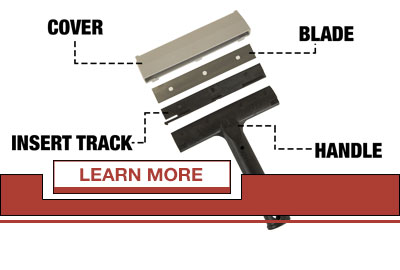 Scrapers & Blades - Single Edge Scrapers & 1.5" - abc Window Cleaning ...